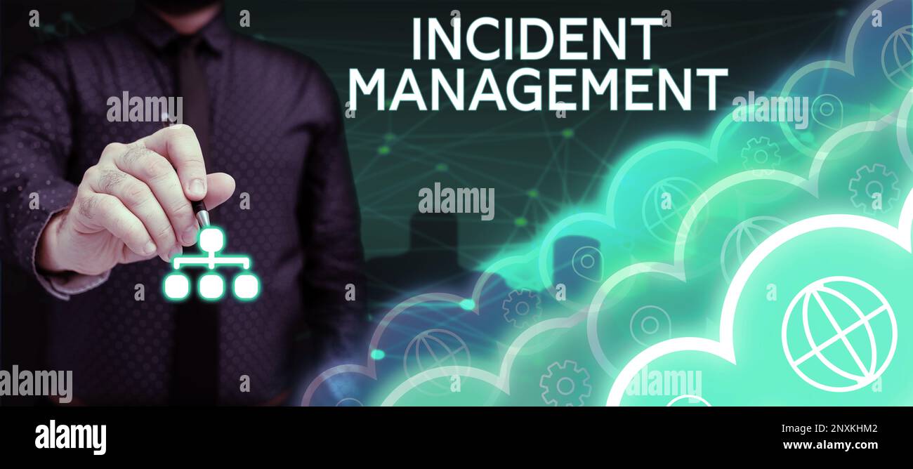 Inspiration showing sign Incident Management. Business overview Process ...