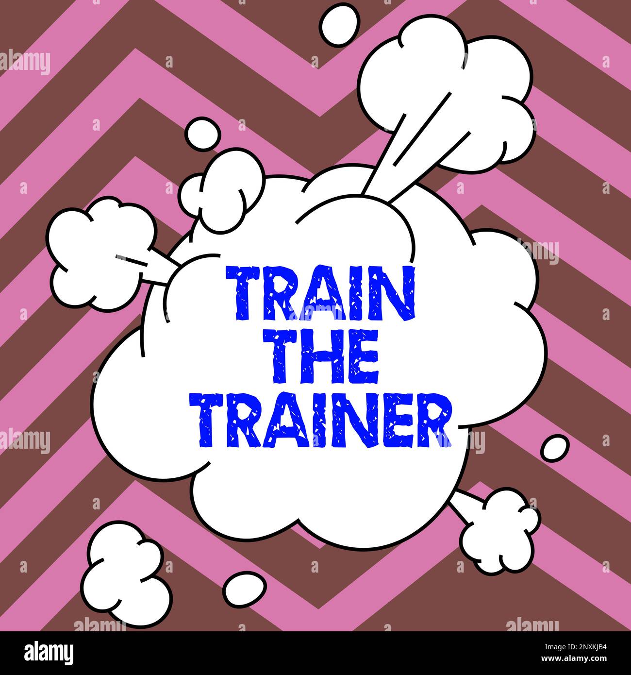 Text showing inspiration Train The Trainer. Business showcase ...