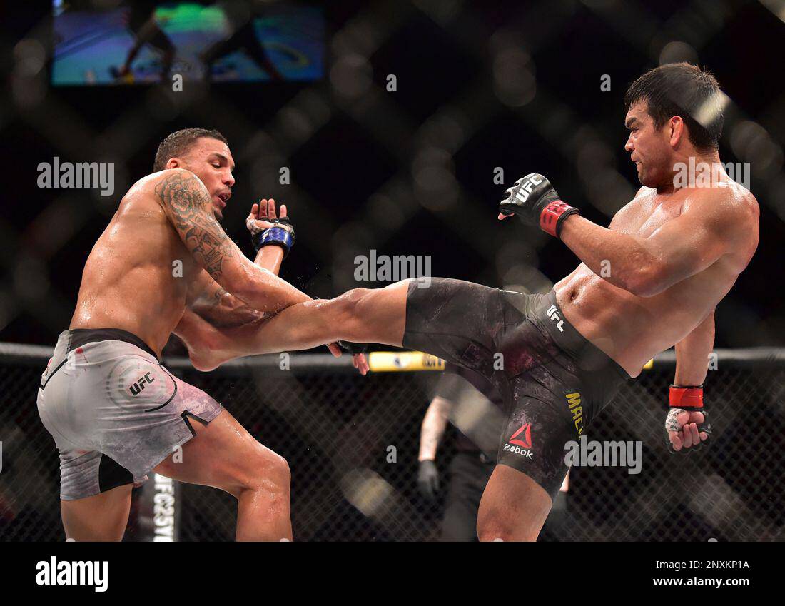 PA - Belem - 03/02/2018 - UFC Belem - Lyoto "The Dragon" Machida (red ...