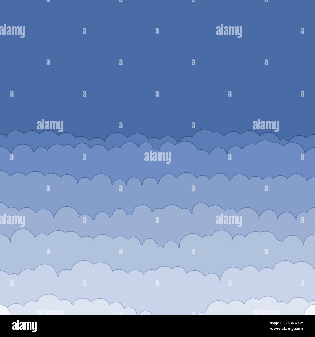 Cartoon colour clouds background illustration Stock Vector Image & Art ...