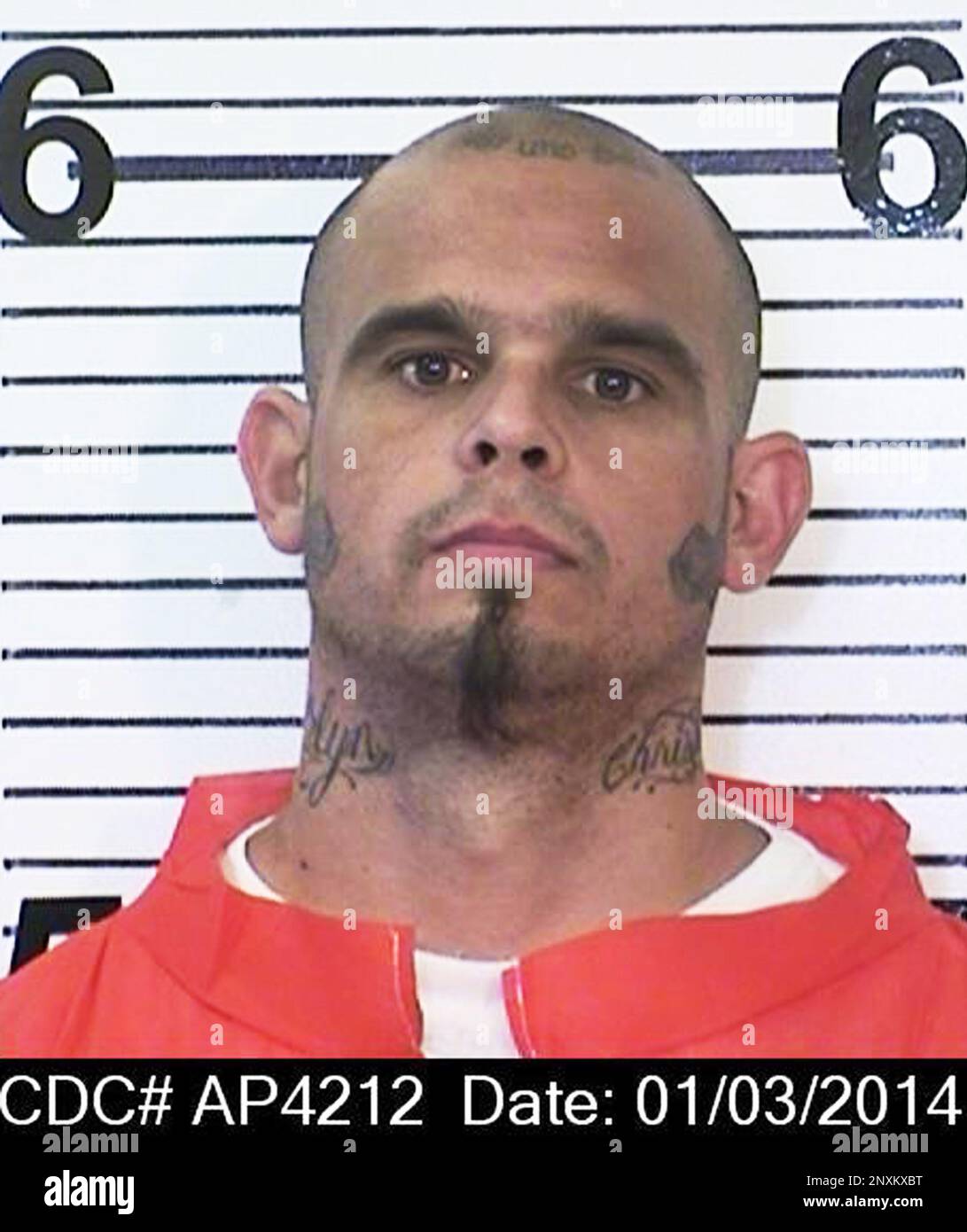 This Jan. 3, 2014 prison identification photo provided by the ...