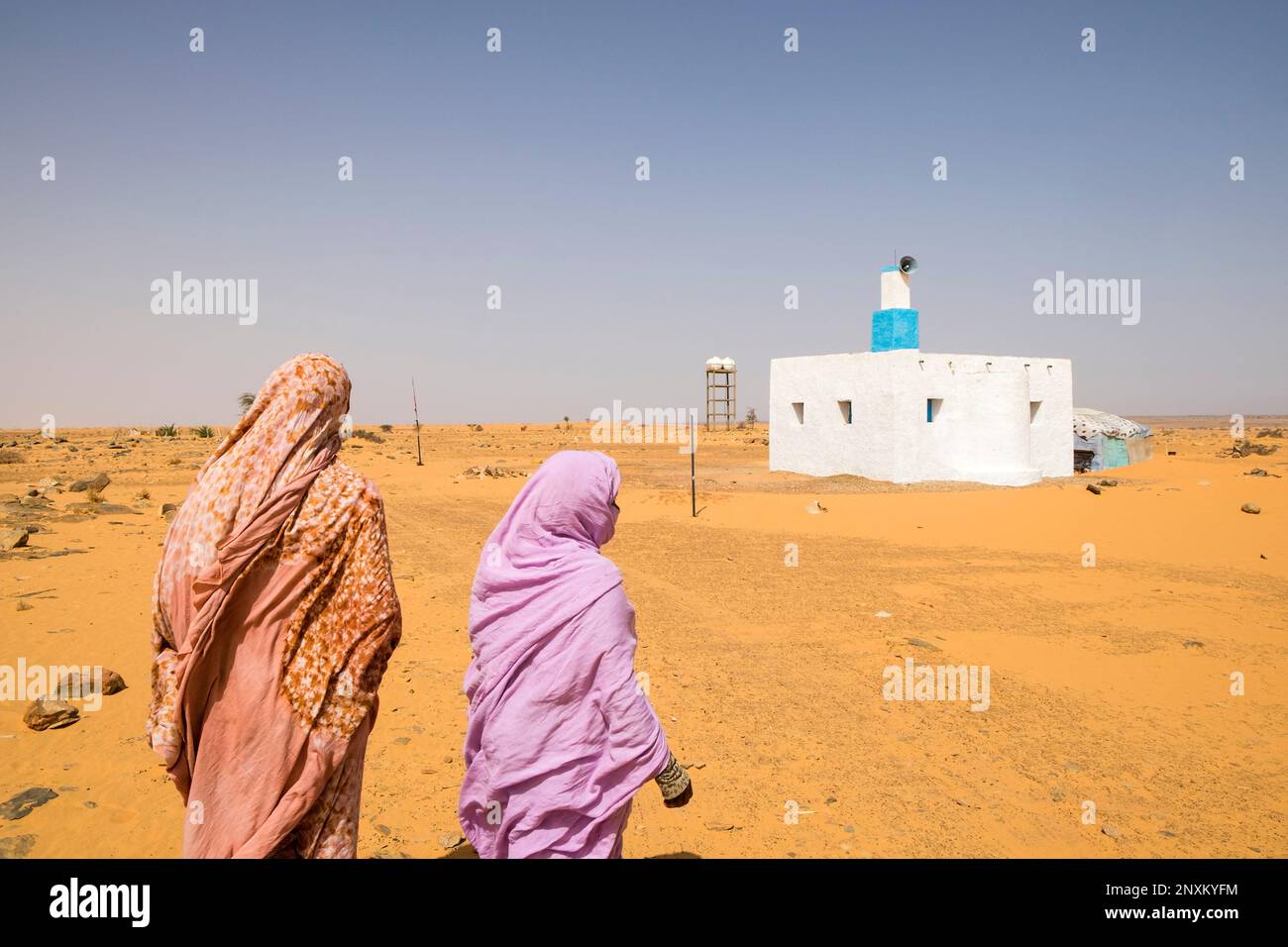 Mauritania, surroundings of Chinguetti, desert nomads Stock Photo - Alamy