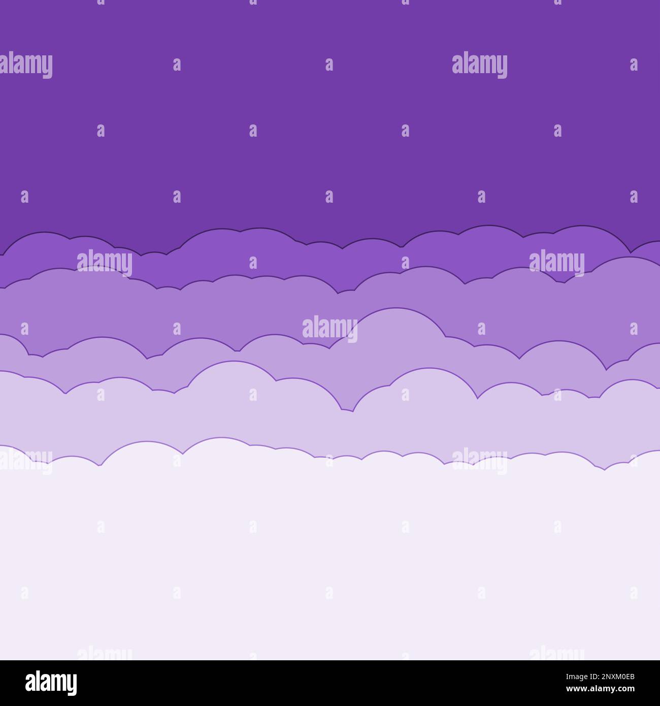 Cartoon colour clouds background illustration Stock Vector Image & Art ...