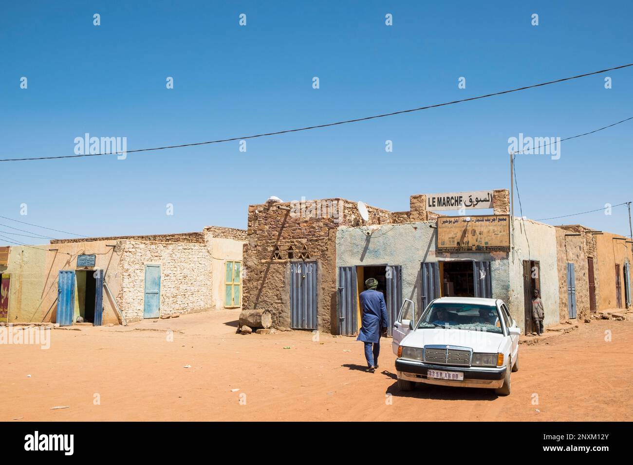 Mauritania, Ouadane, World Heritage village Stock Photo - Alamy