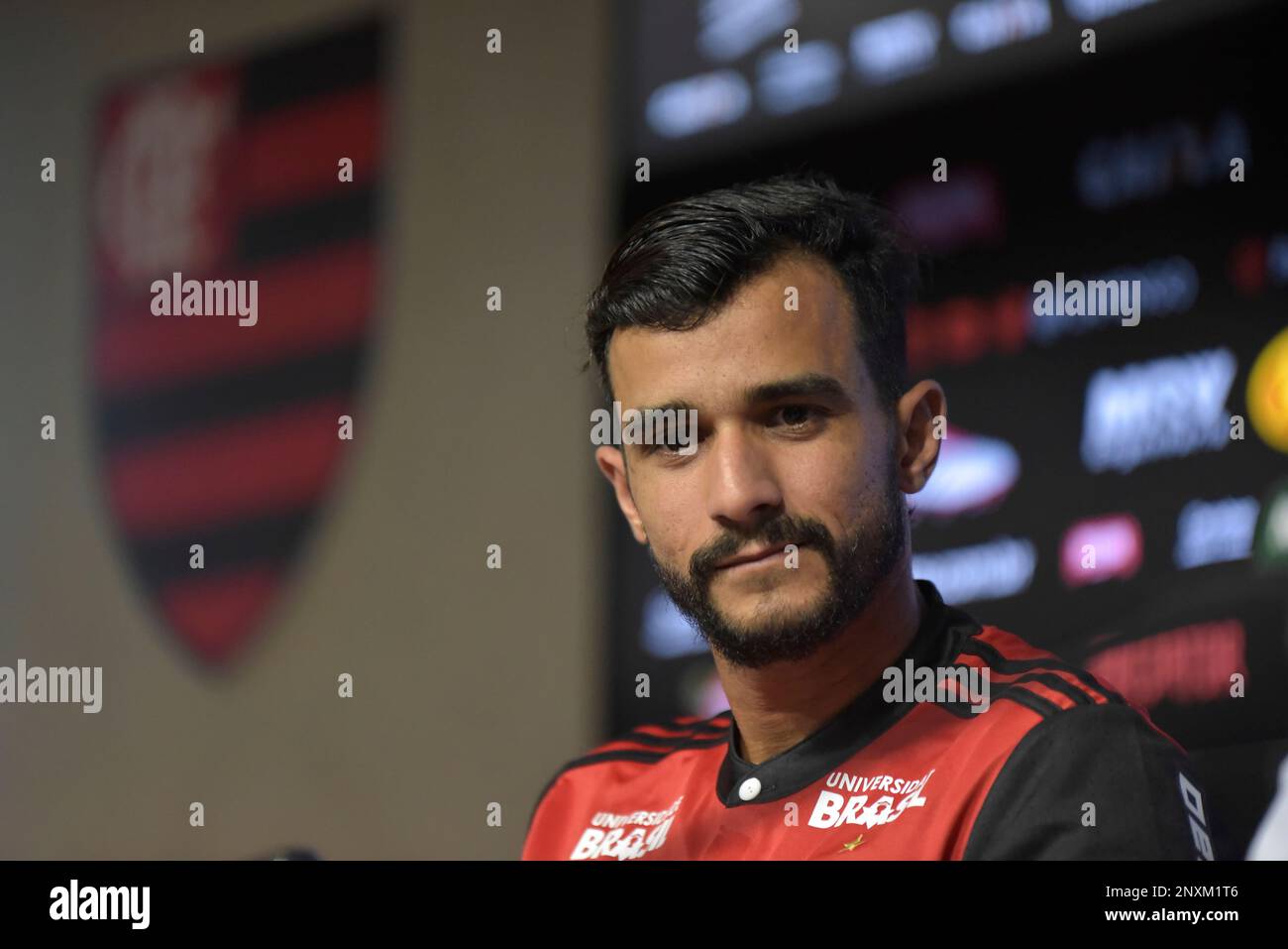 RJ - Rio de Janeiro - 02/01/2018 - Presentation Henrique Dourado in Flamengo - Henrique Dourado ...