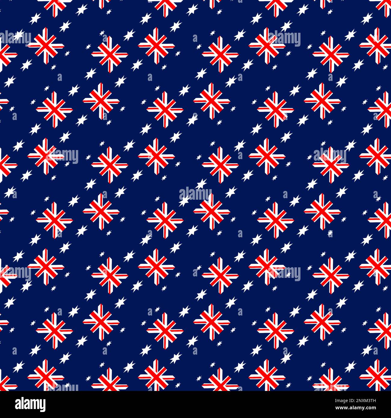Abstract pattern of Australia flag Stock Photo - Alamy