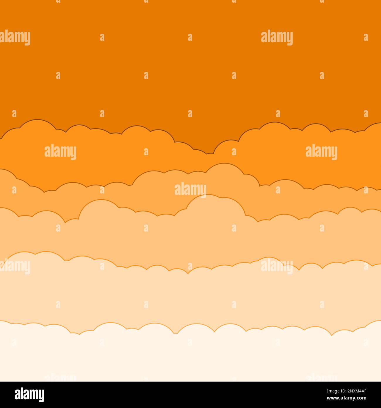 Cartoon colour clouds background illustration Stock Vector Image & Art ...