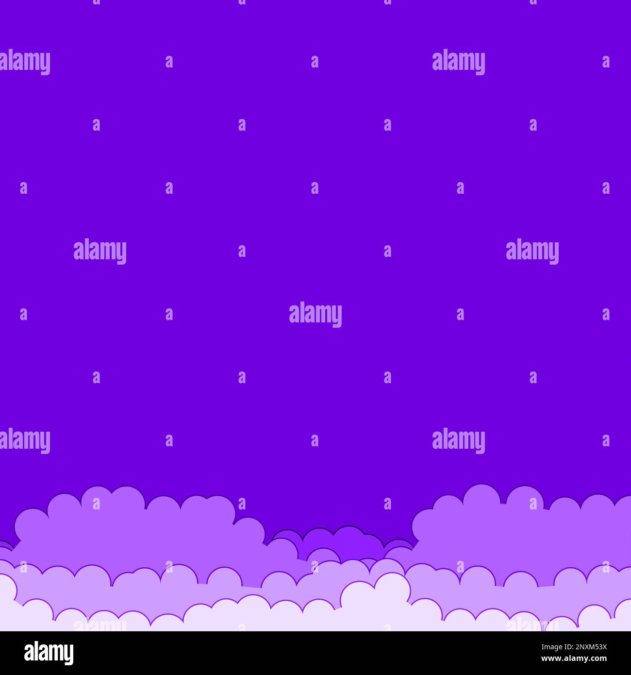 Cartoon colour clouds background illustration Stock Vector Image & Art ...