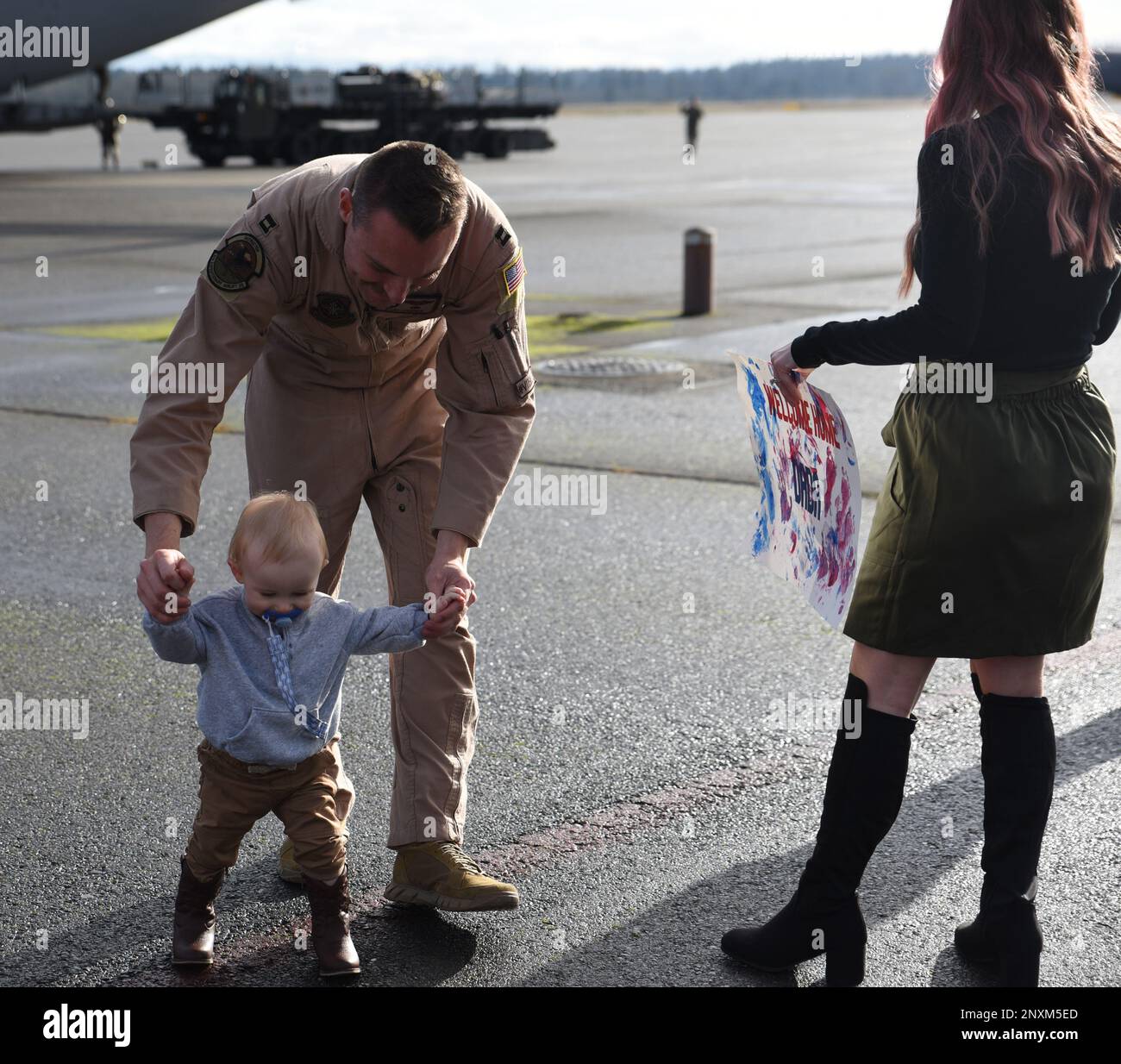 U.S. Air Force Capt. Dylan Juedeman, C-17 Globemaster lll instructor ...