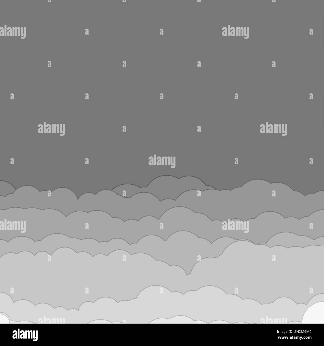 Cartoon colour clouds background illustration Stock Vector Image & Art ...