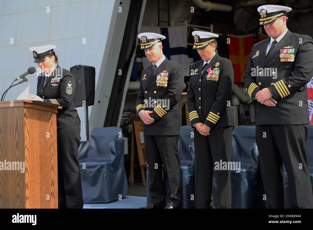 SAN DIEGO, Ca. – Capt. Matthew Hall relieved Capt. Amy McInnis as ...