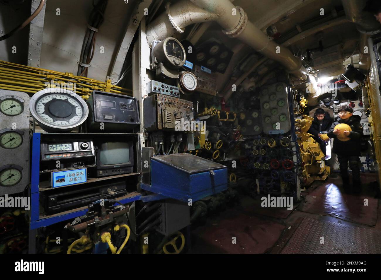 This picture taken on Jan.13, 2018 shows inside of the North Korean ...