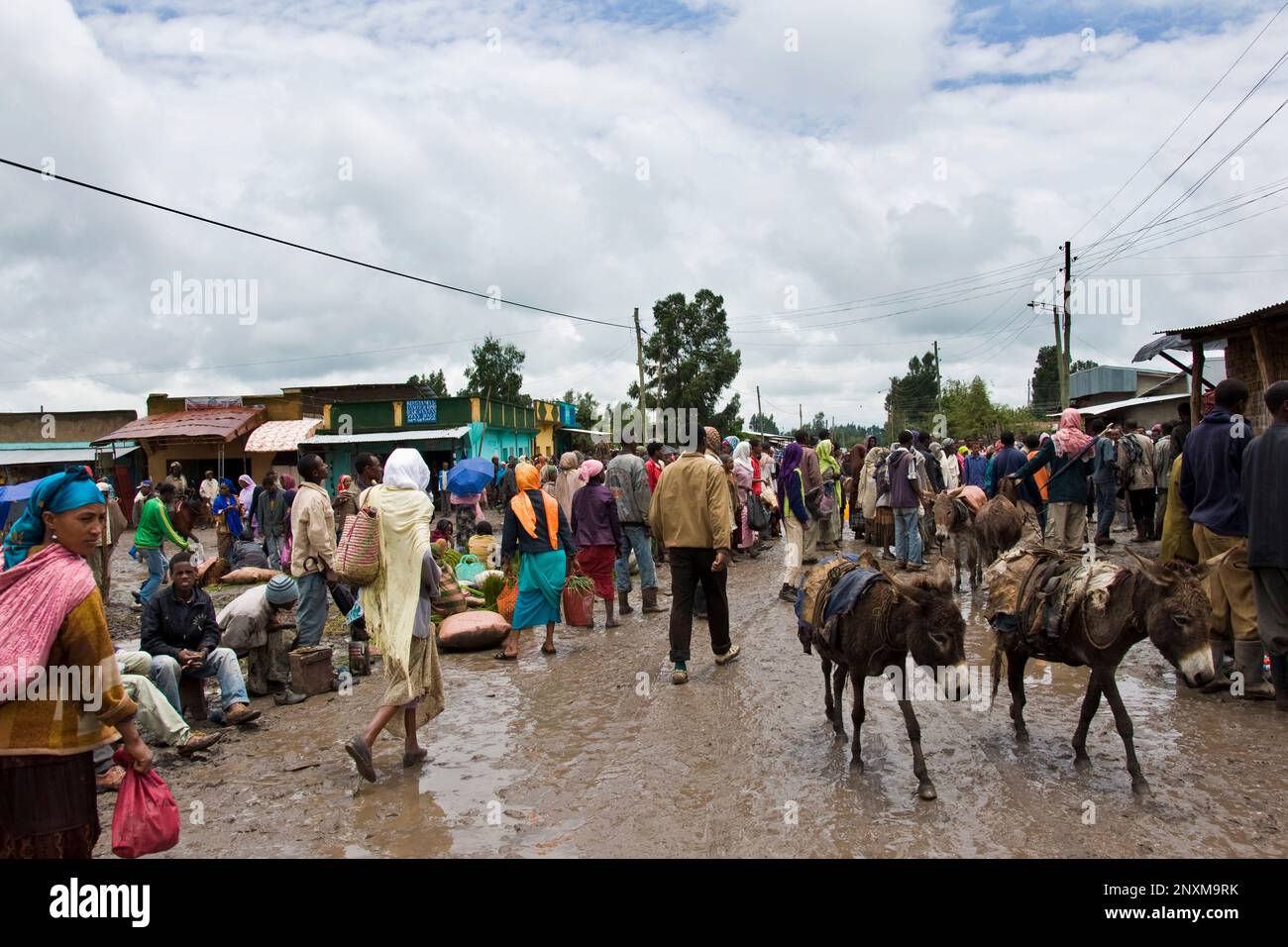 Traditional market, Adaba, Bale plateau, Ethiopia Stock Photo - Alamy
