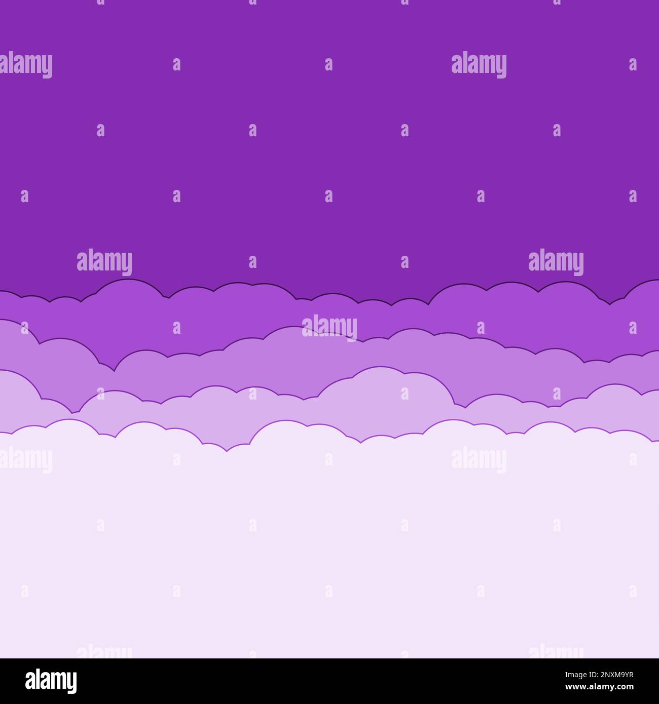 Cartoon colour clouds background illustration Stock Vector Image & Art ...