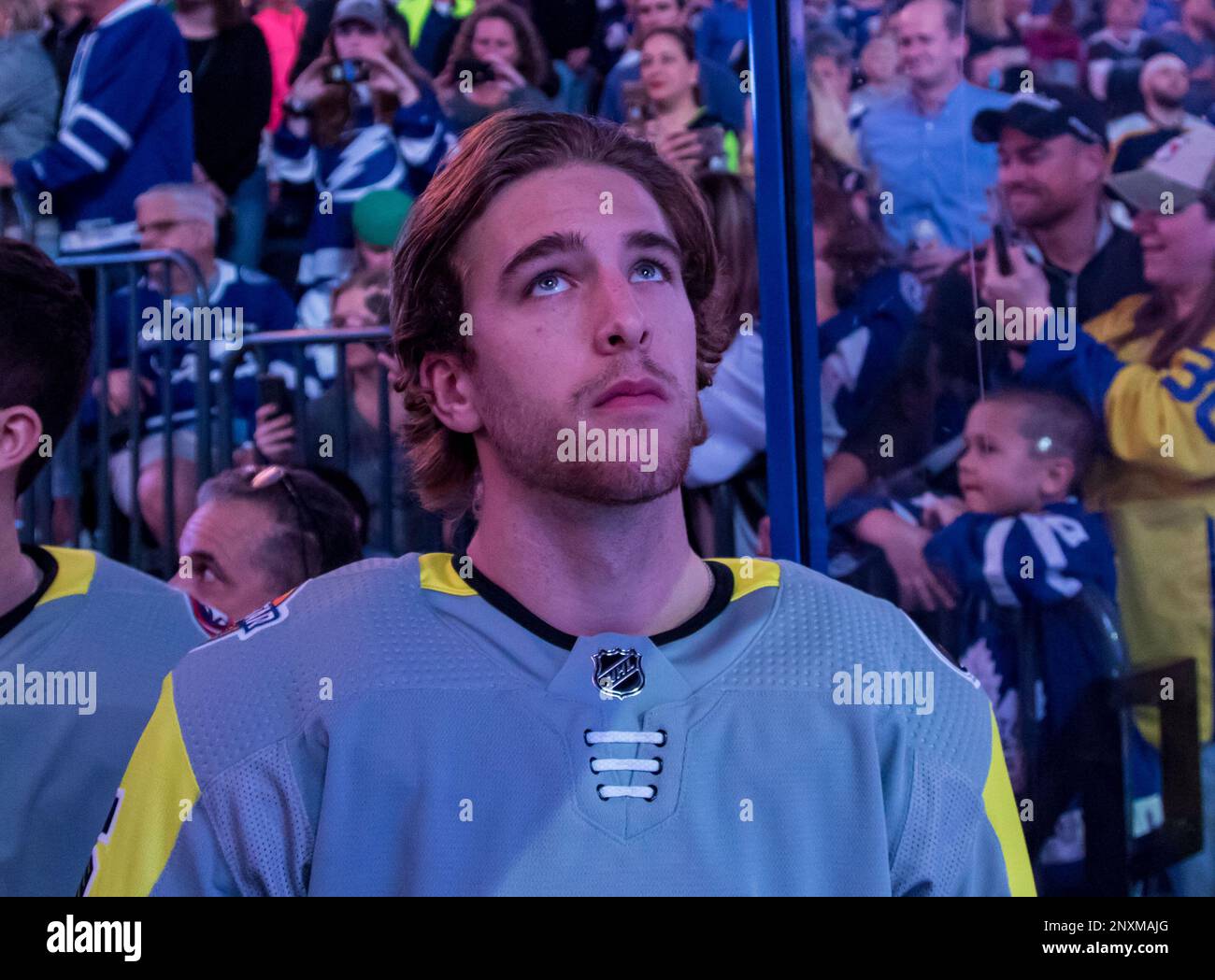 January 28, 2018: Metropolitan Division defenseman Noah Hanifin, of the ...