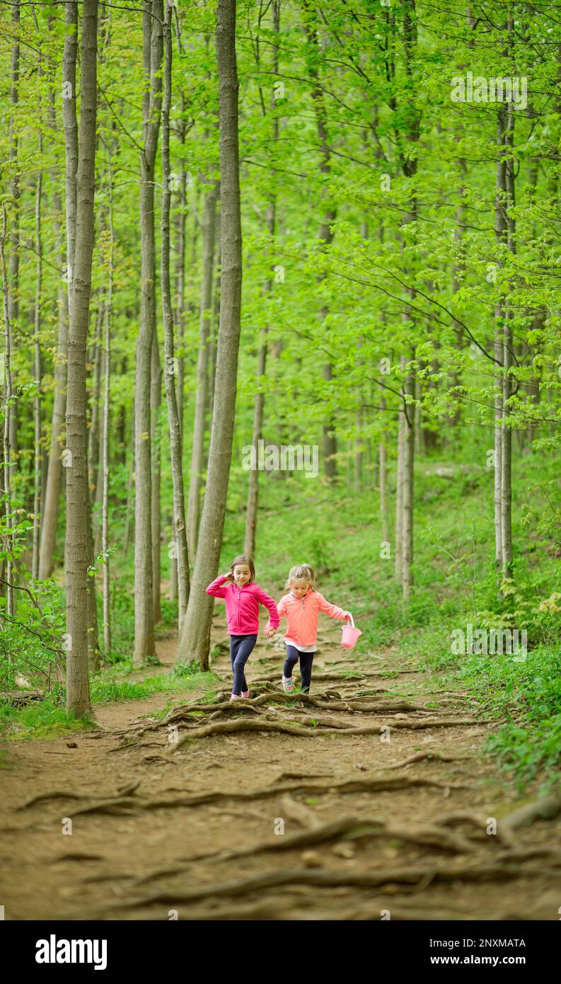 Childhood walking holding hands innocence hi-res stock photography and images - Alamy