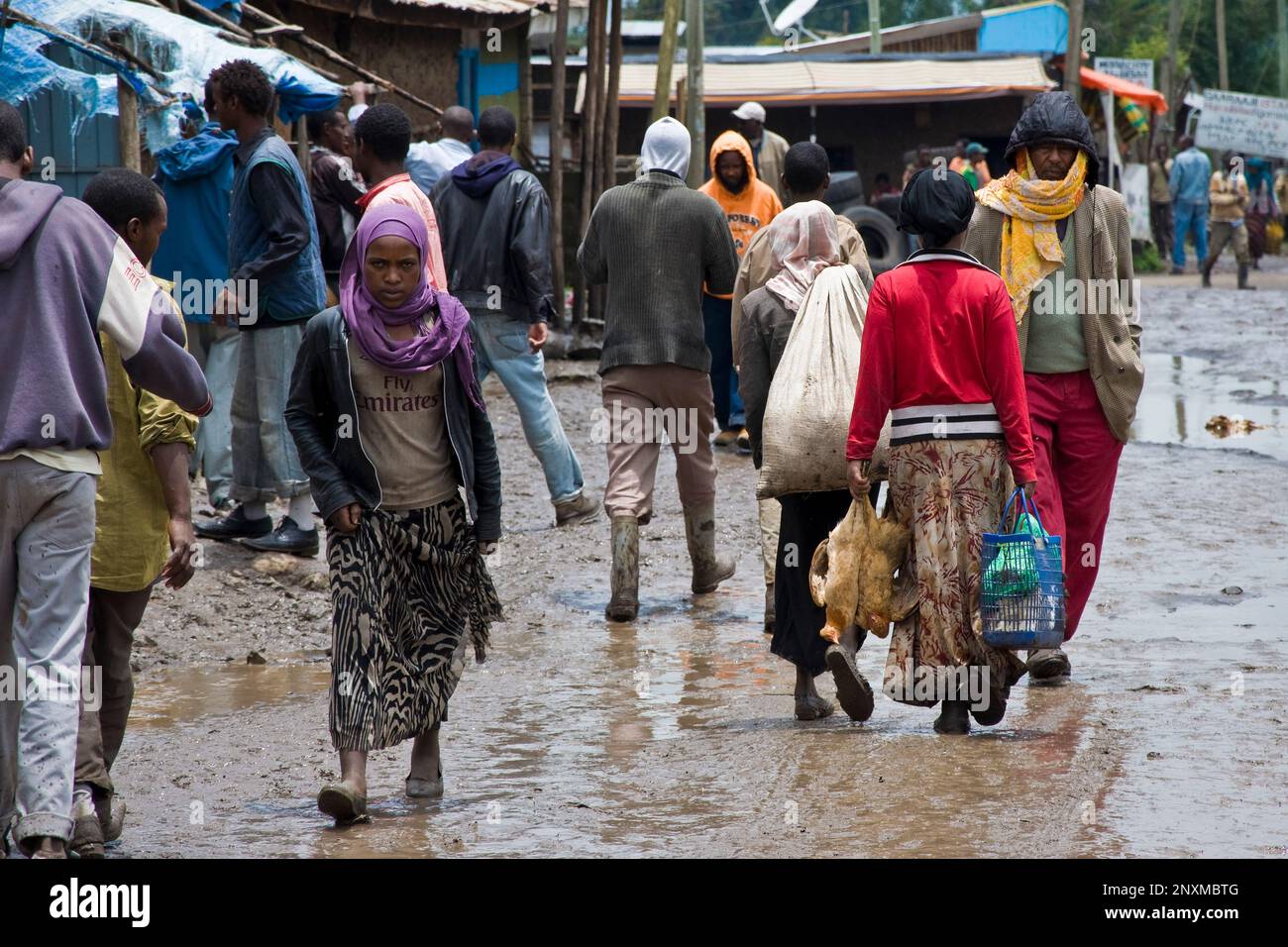 Traditional market, Adaba, Bale plateau, Ethiopia Stock Photo - Alamy