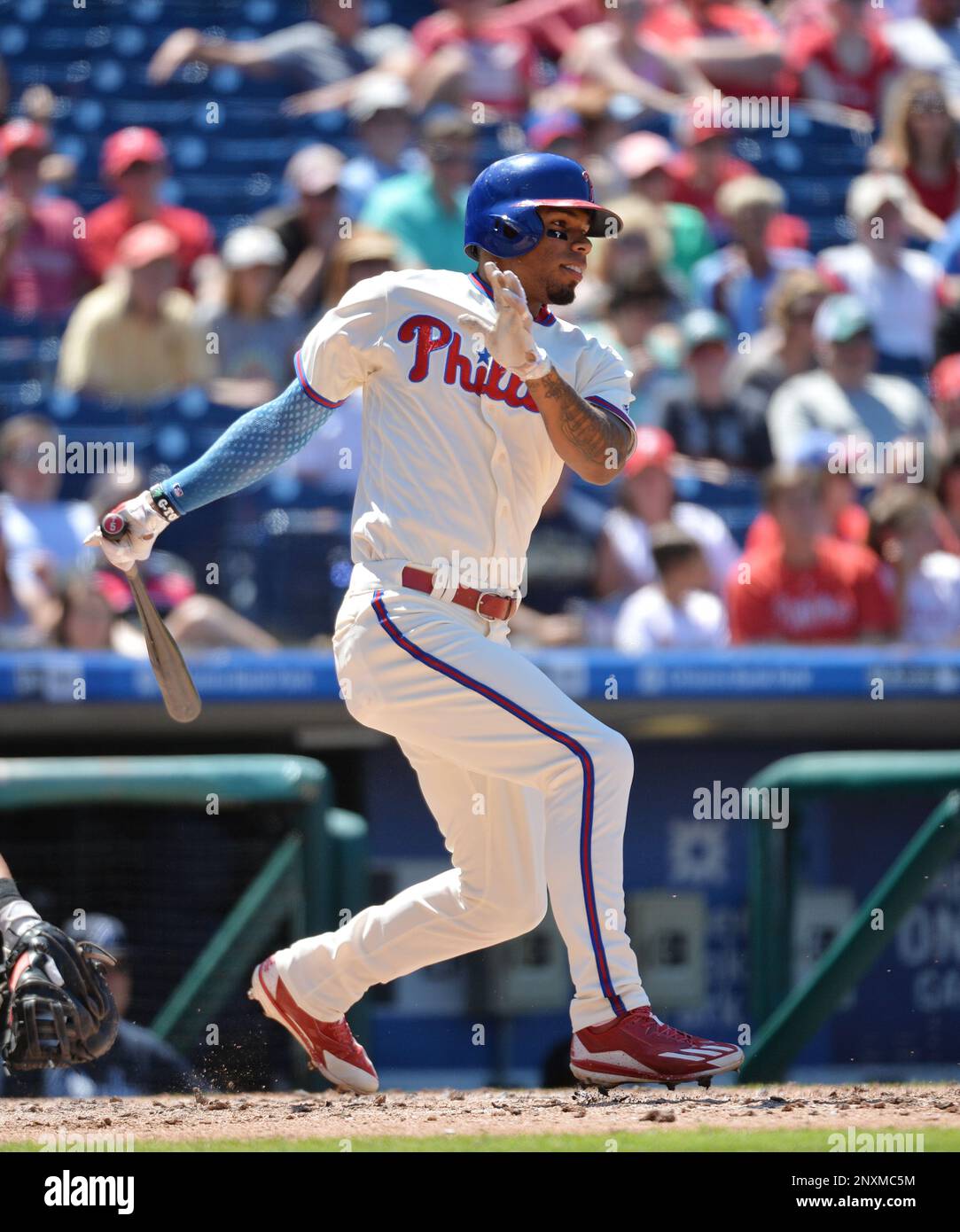 Philadelphia Phillies outfielder Nick Williams (5) during game against ...