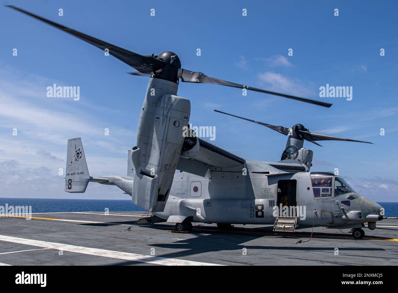 230211-N-DU622-1188 SOUTH CHINA SEA (Feb. 11, 2023) An MV-22 Osprey ...