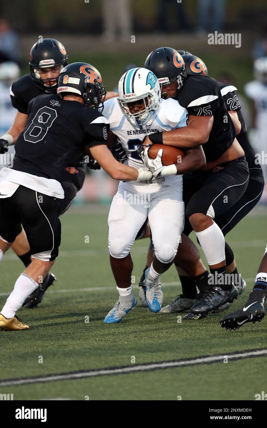 Erie Cathedral Prep Ramblers defensive lineman Fredrick Scruggs (75 ...