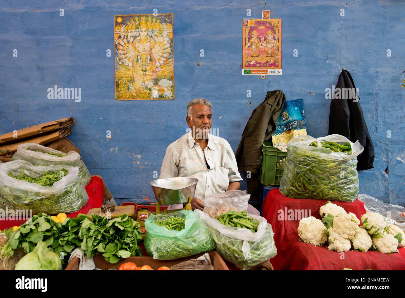 India, Rajasthan, Jodhpur, vegetable market Stock Photo - Alamy