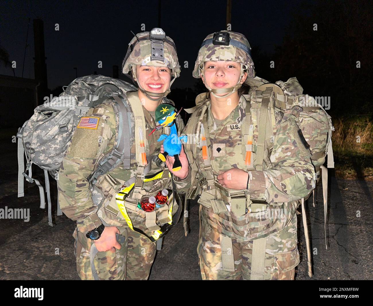Sgt. Haley G. Riley, an Avenger Crewmember and Spc. Karina Ortiz, an ...