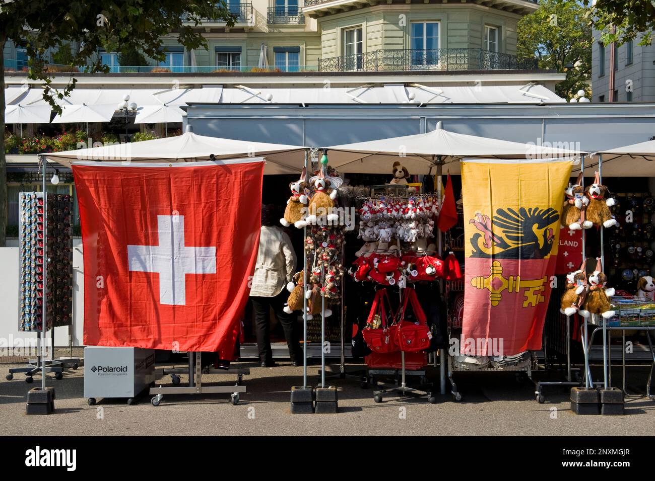 Flags, Geneva, Switzerland Stock Photo - Alamy