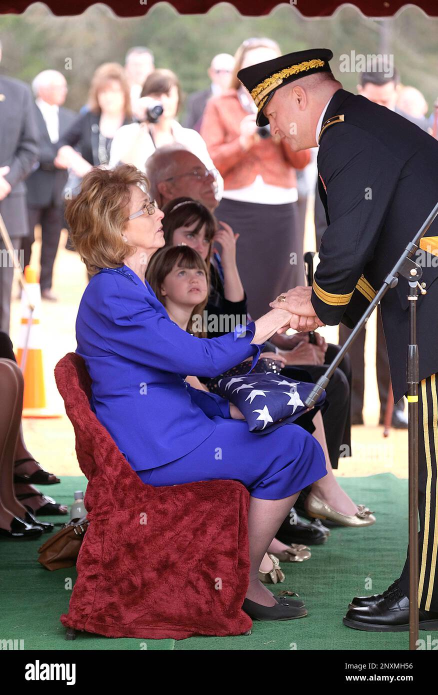 Pamela Sconiers Whitelock, niece of World War II POW Lt. Ewart Sconiers ...