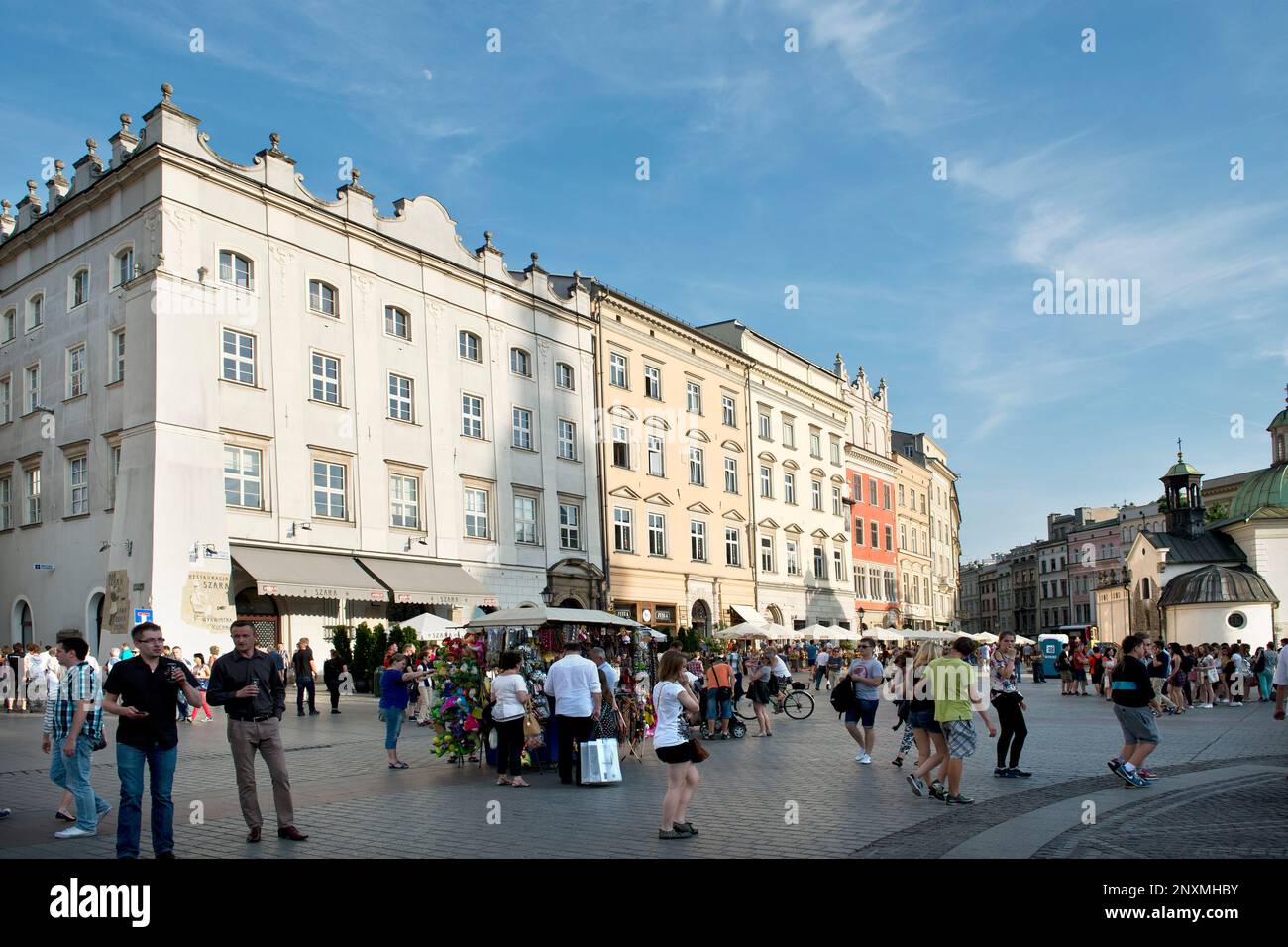 Poland, Krakow, Main Market square, Rynek Glowny Stock Photo - Alamy