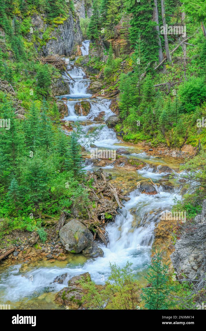 taylor falls on taylor creek in the madison range south of big sky ...