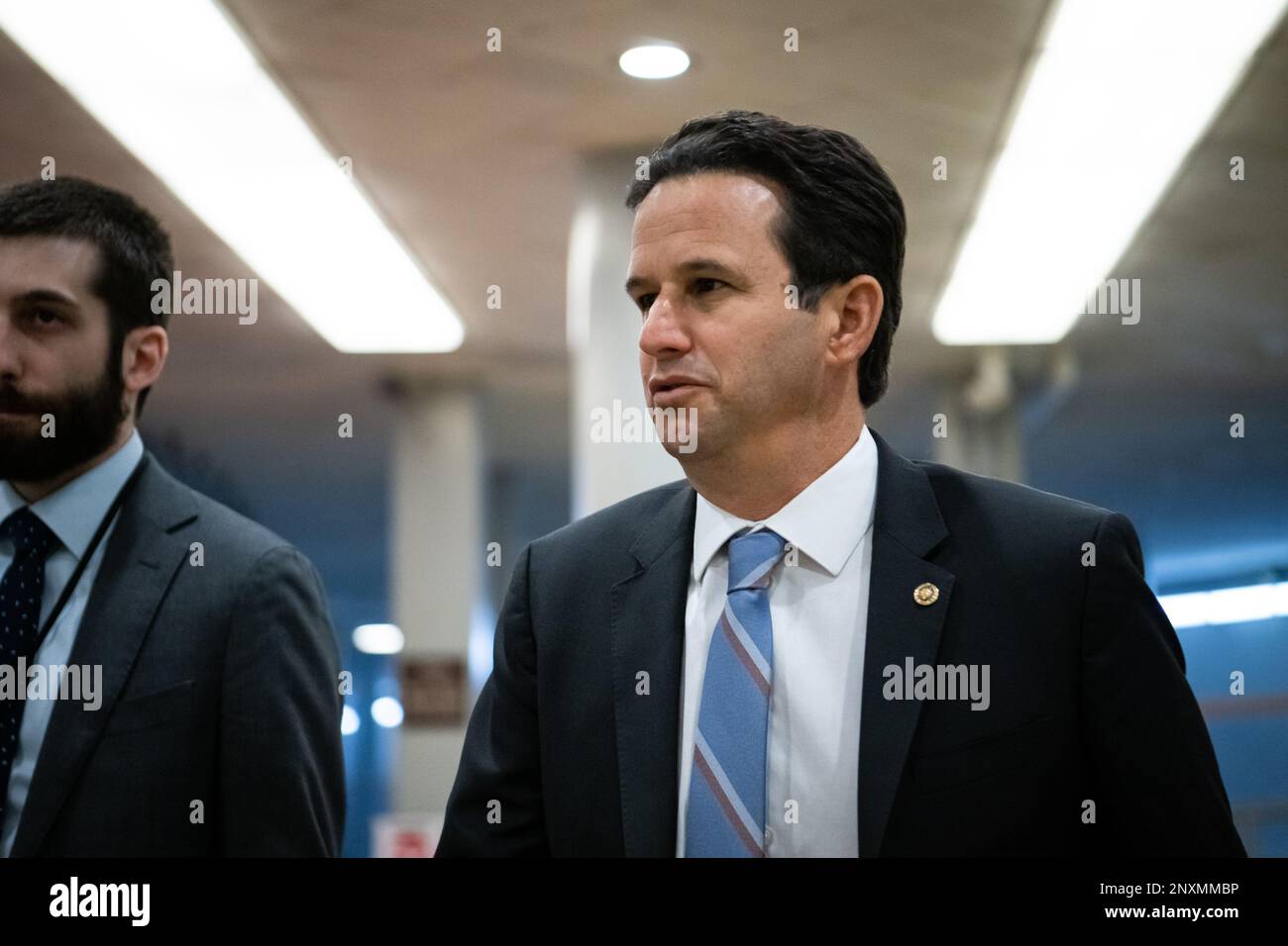 Washington, USA. 01st Mar, 2023. Senator Brian Schatz (D-HI) walks ...