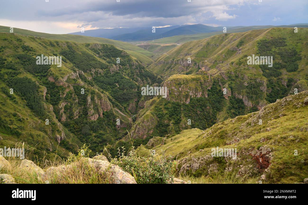 Historical Devil's Castle - Ardahan - TURKEY Stock Photo - Alamy