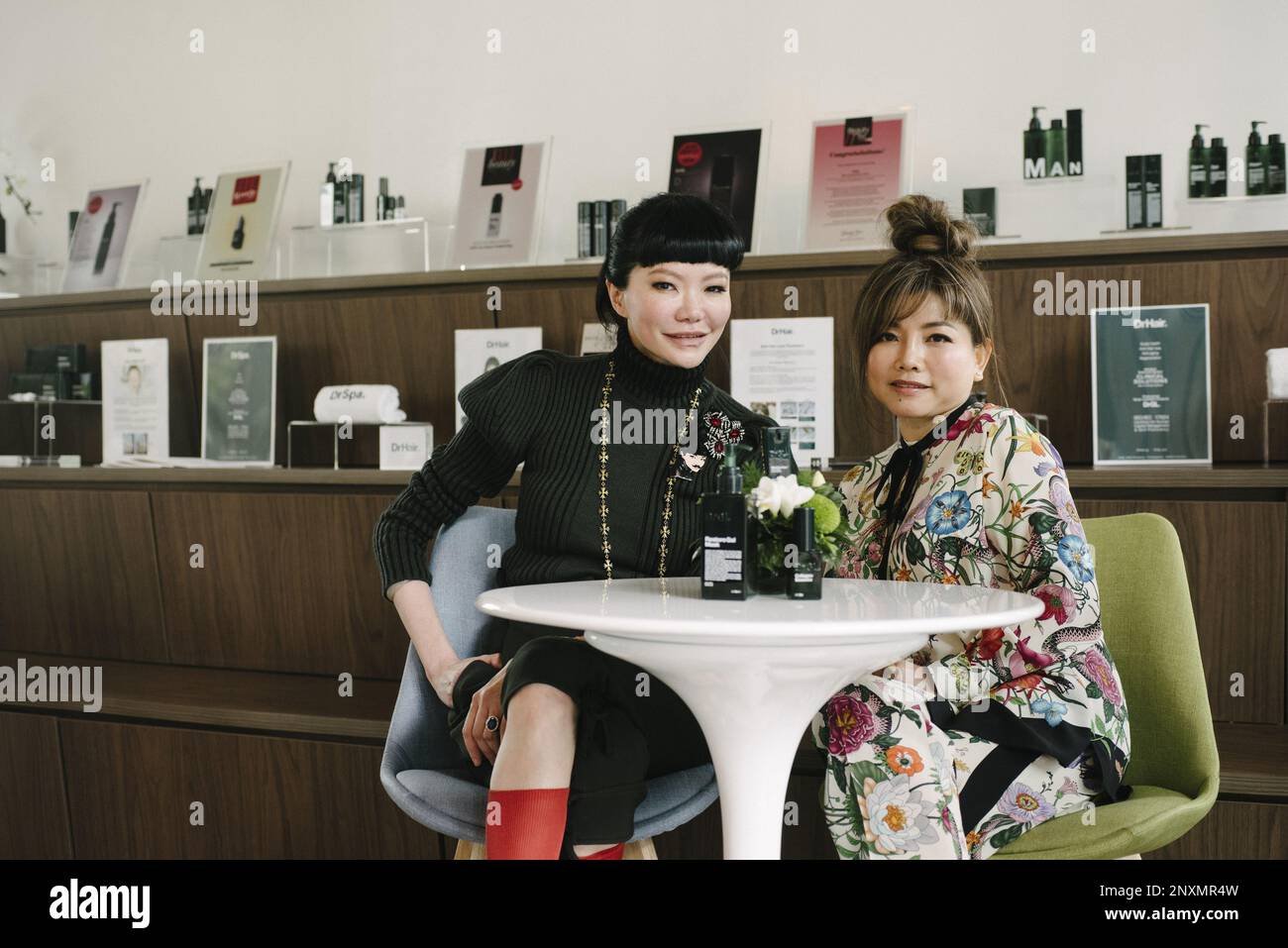 CEO and co-founder of A DrBrand, Patsy Ong-Hahl (right) and fellow co ...