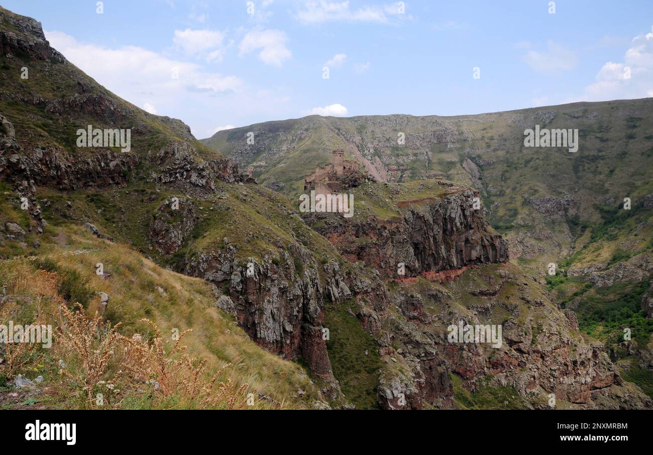 Historical Devil's Castle - Ardahan - TURKEY Stock Photo - Alamy