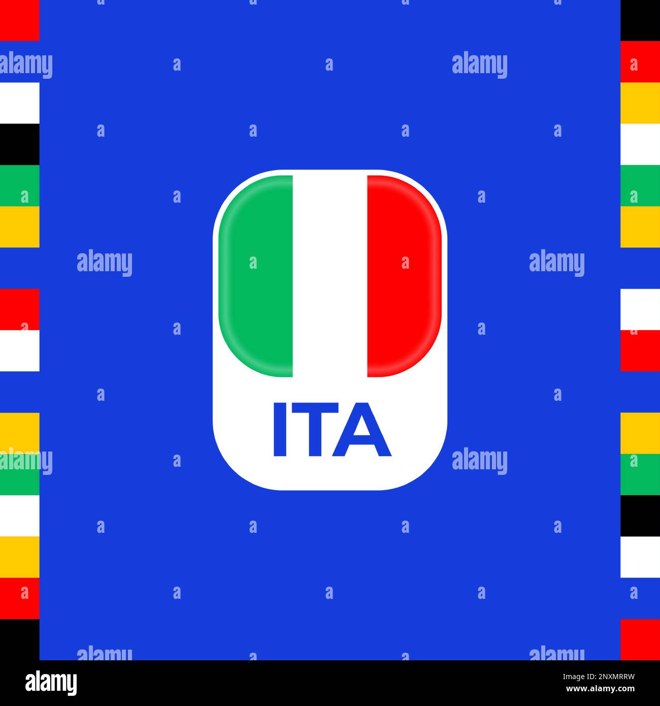 italy flag football 2024 tournament Stock Vector Image & Art - Alamy