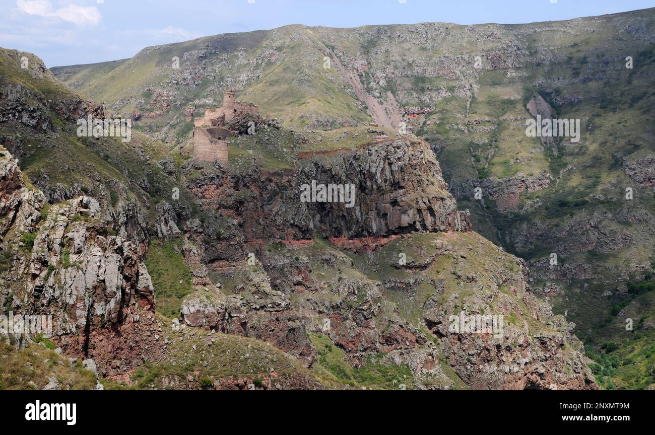 Historical Devil's Castle - Ardahan - TURKEY Stock Photo - Alamy