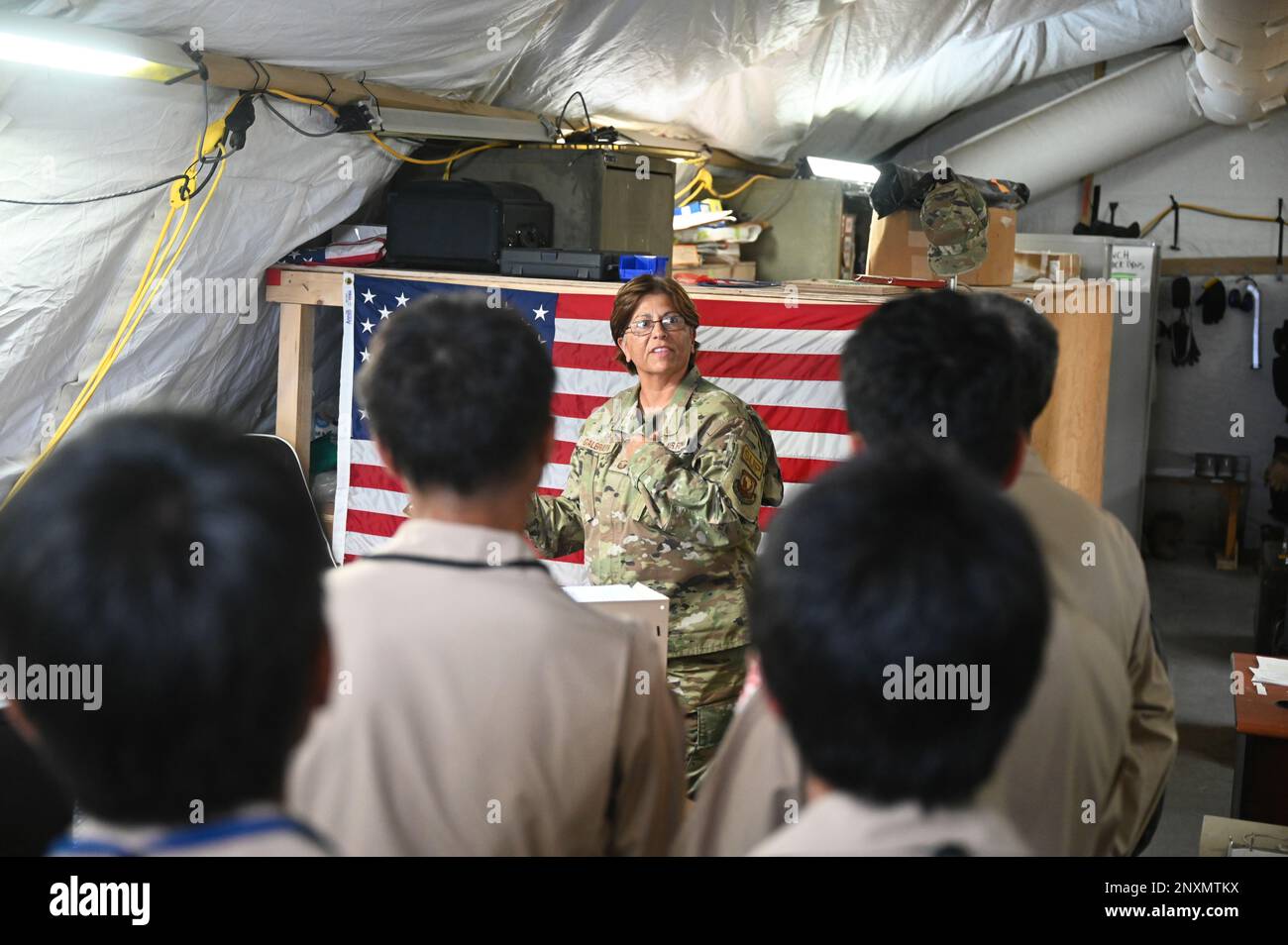 U.S. Air Force Master Sgt. Yolanda Galbraith, material management ...