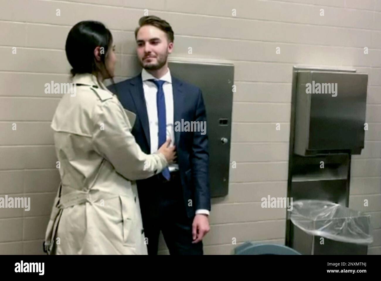 In this Jan. 2, 2018, image made from a video provided by the Monmouth ...