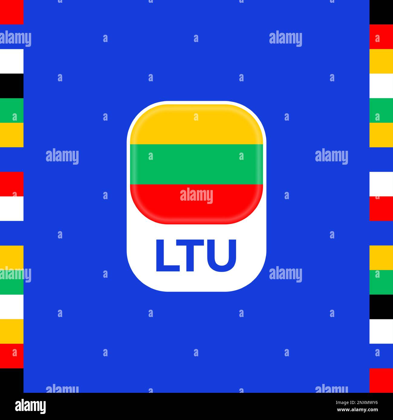 lithuania flag football 2024 tournament Stock Vector Image & Art - Alamy