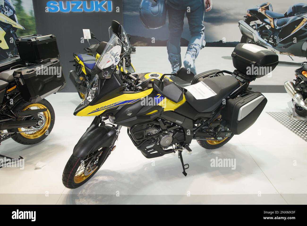 ISTANBUL, TURKEY - APRIL 23, 2022: Suzuki V-Storm on display at ...