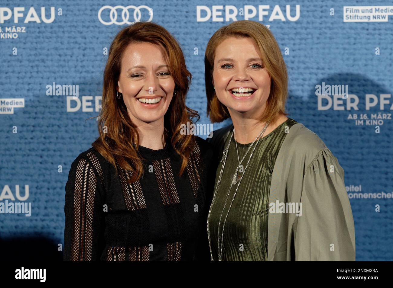 Cologne, Germany. 01st Mar, 2023. Actresses Lavinia Wilson (l) and ...