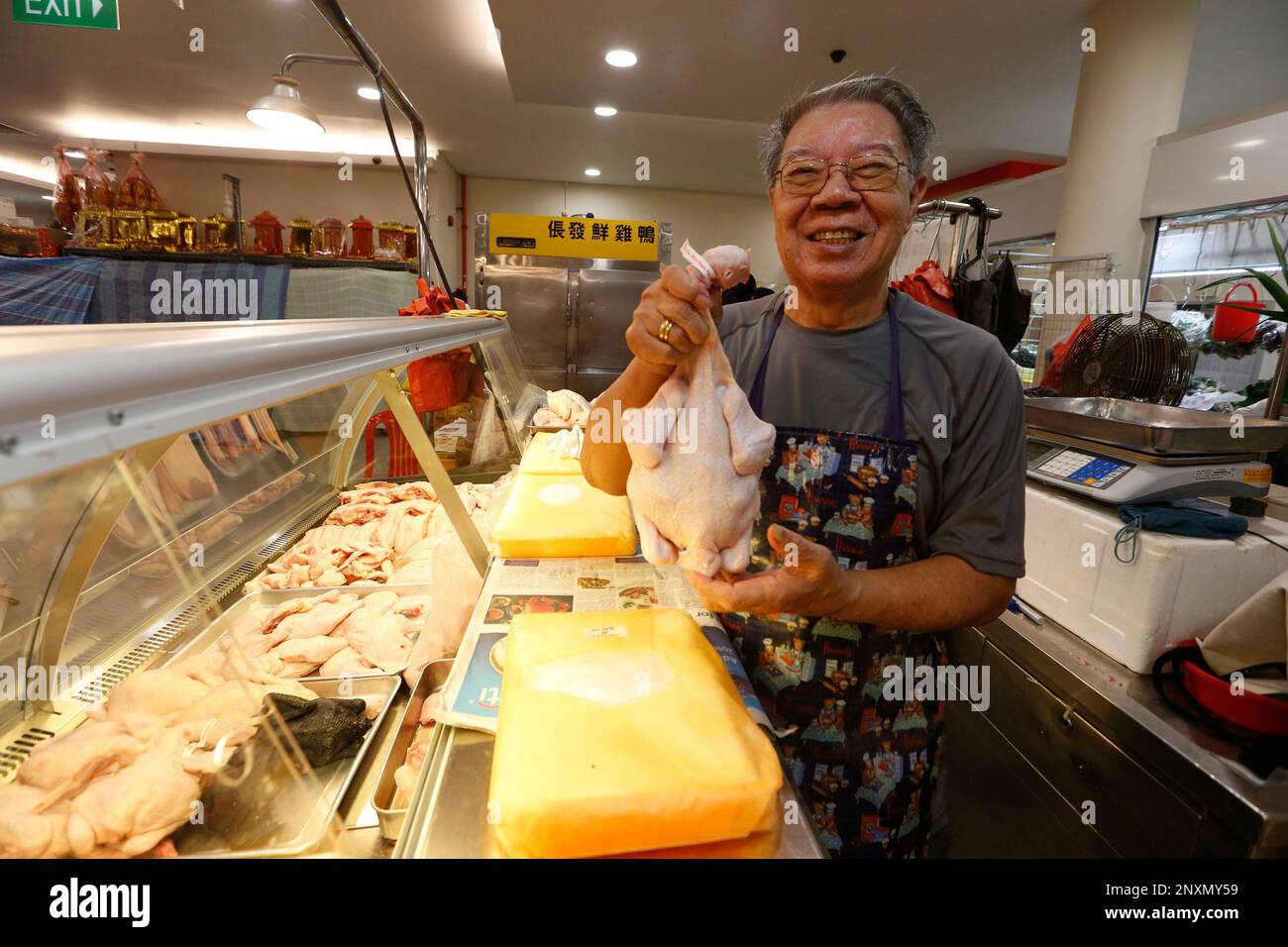 Mr Chan Lay Boo has been selling chickens at Tiong Bahru Market for ...