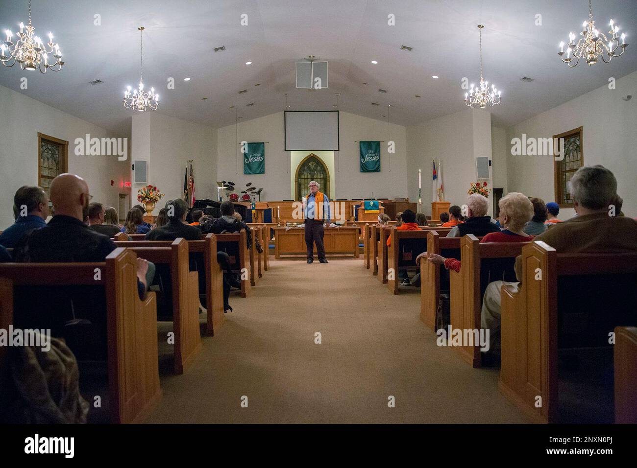 Gregory Waldrop, Calvert City United Methodist Church pastor, speaks ...