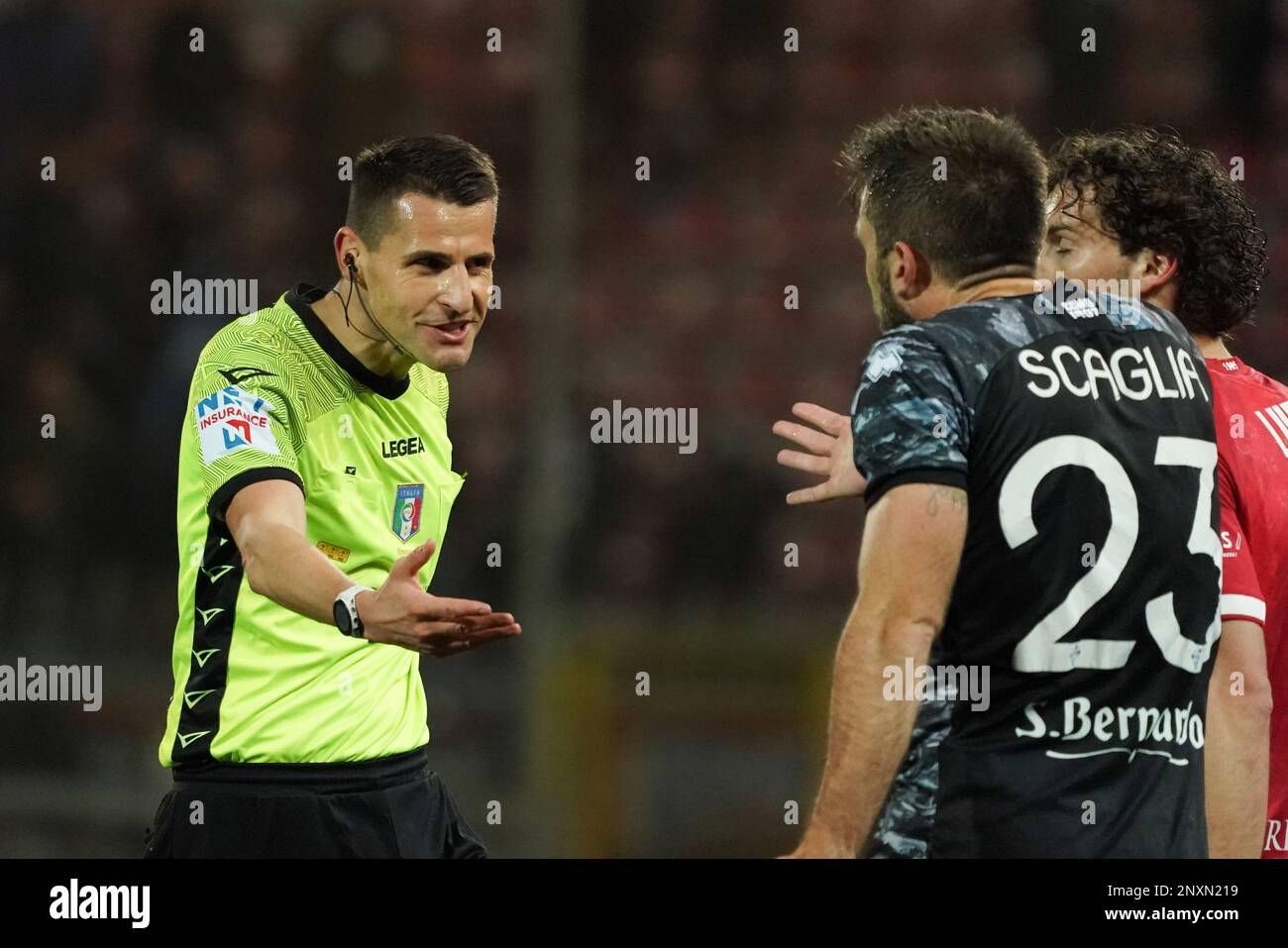 Renato Curi stadium, Perugia, Italy, March 01, 2023, perenzoni (referee ...