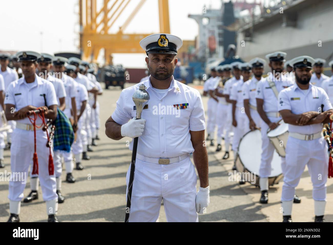 COLOMBO, Sri Lanka (Jan. 19, 2023) – Sri Lanka Navy Sailors prepare to ...