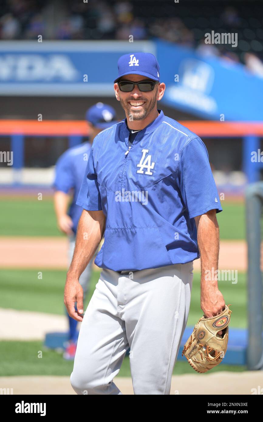 Los Angeles Dodgers coach Chris Woodward (45) during game against the ...