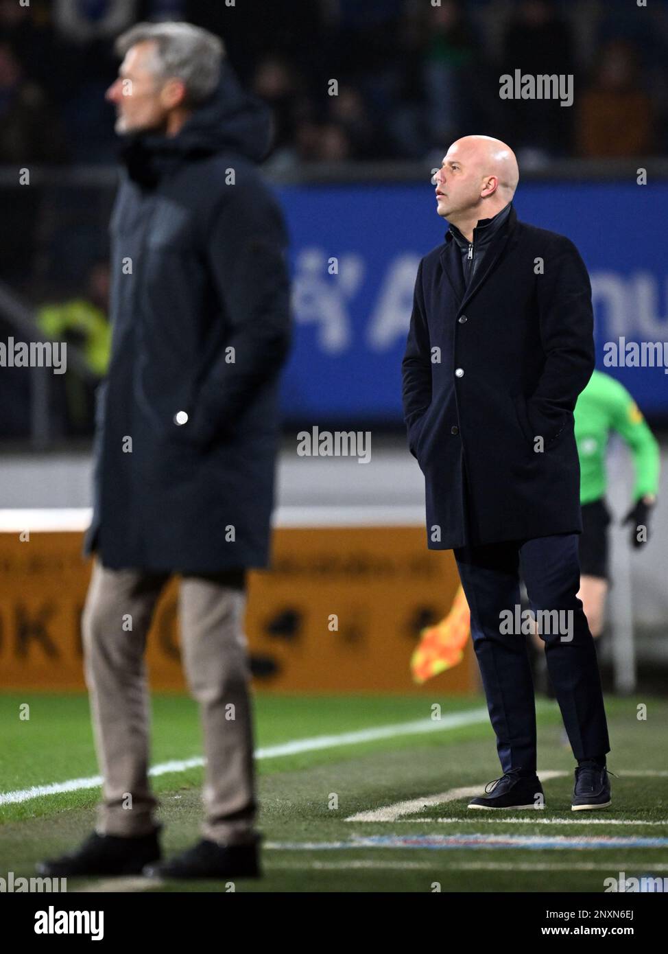 HERENVEEN - (lr) SC Heerenveen coach Kees van Wonderen, Feyenoord coach ...