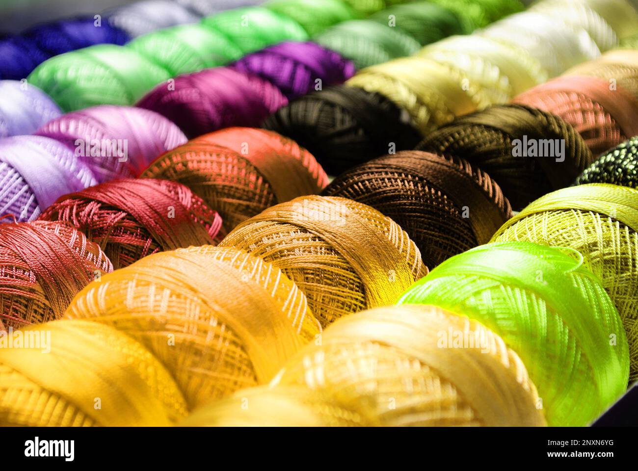 Cotton reels on sewing machine hi-res stock photography and images - Alamy