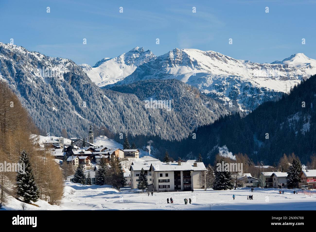 Switzerland, Canton Grison, Splugen Stock Photo - Alamy