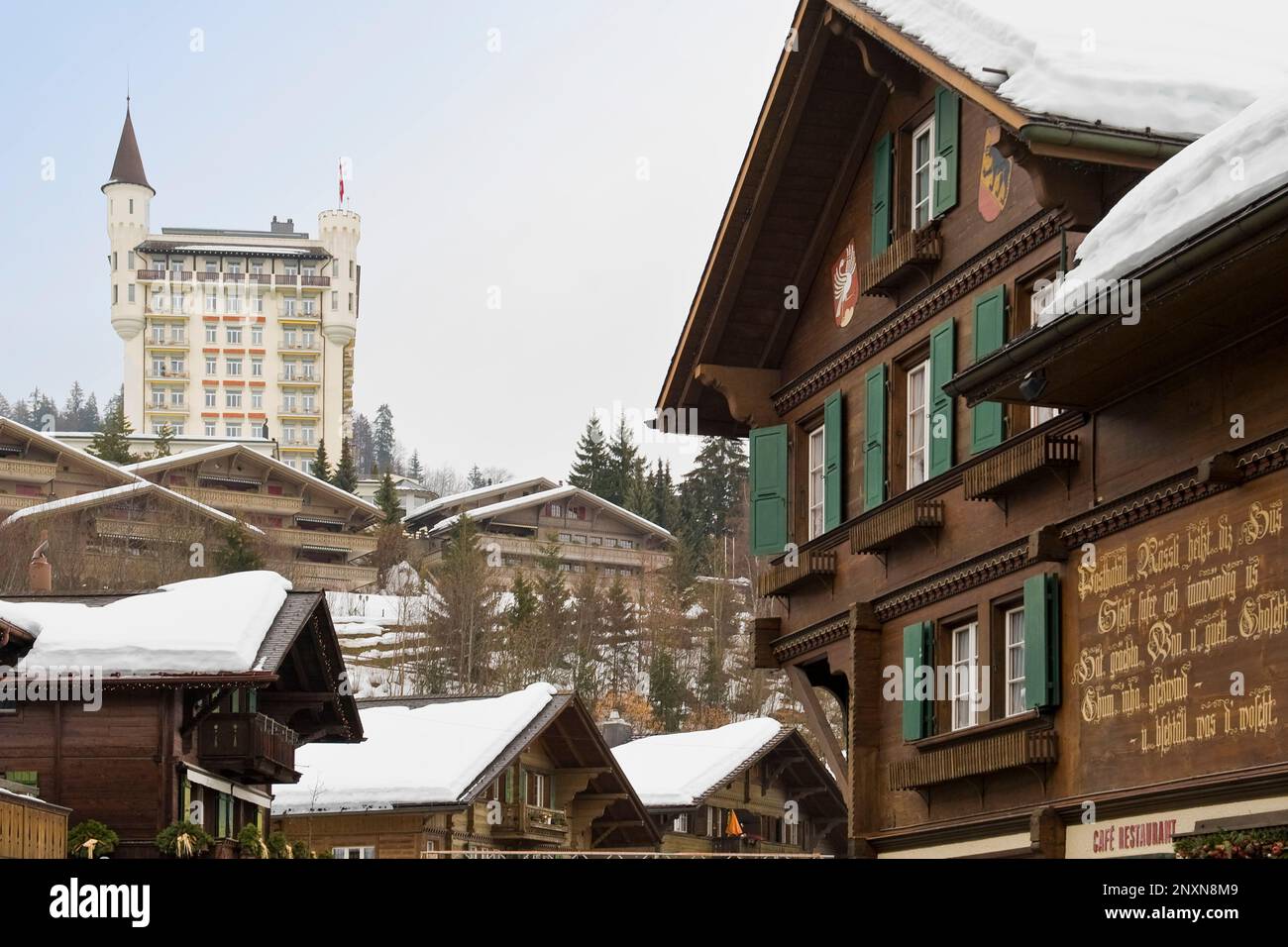 Gstaad palace switzerland hi-res stock photography and images - Alamy